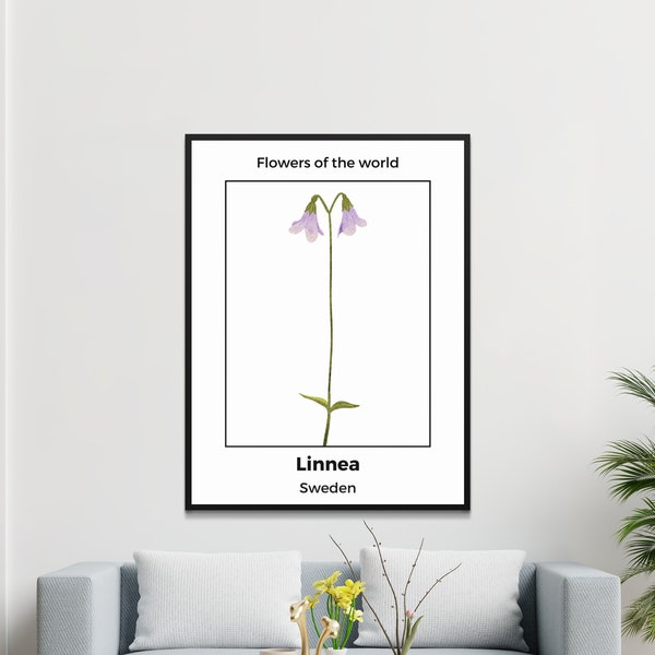 Linnea Flower Art - Etsy
