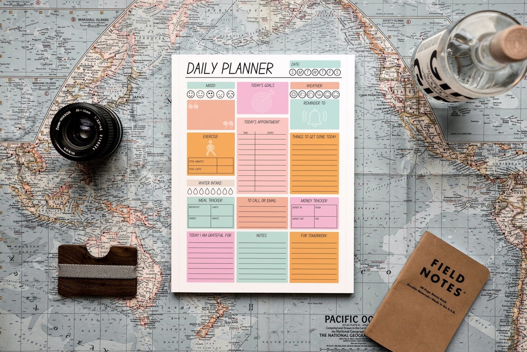 Get Organized: Printable Digital Planner - Daily, Weekly, Monthly ...