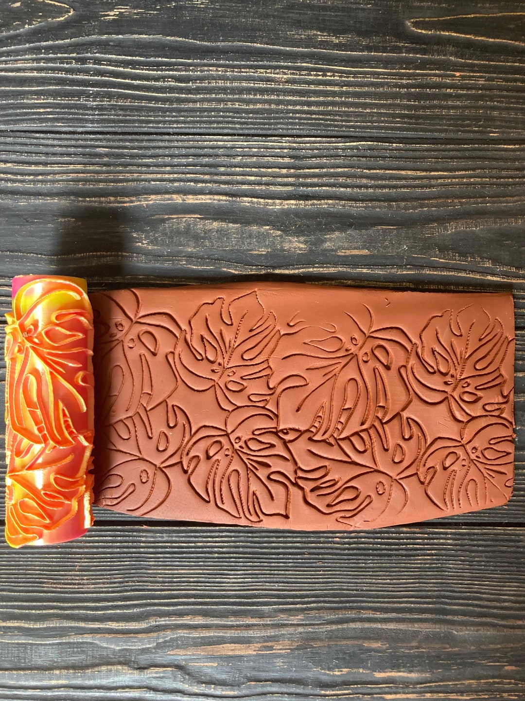 Monstera Texture Roller - Etsy