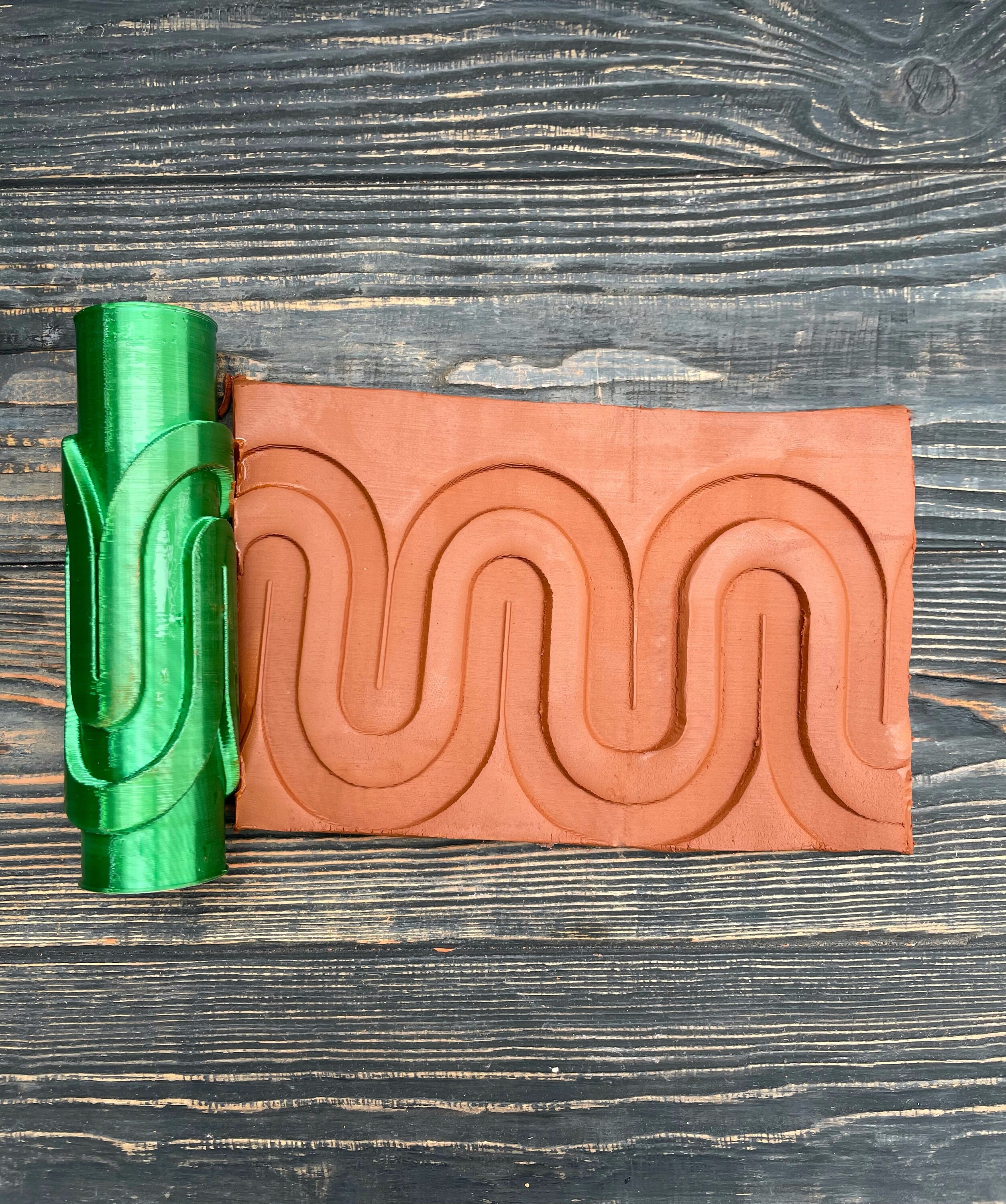 Retro Wave Texture Roller - Etsy