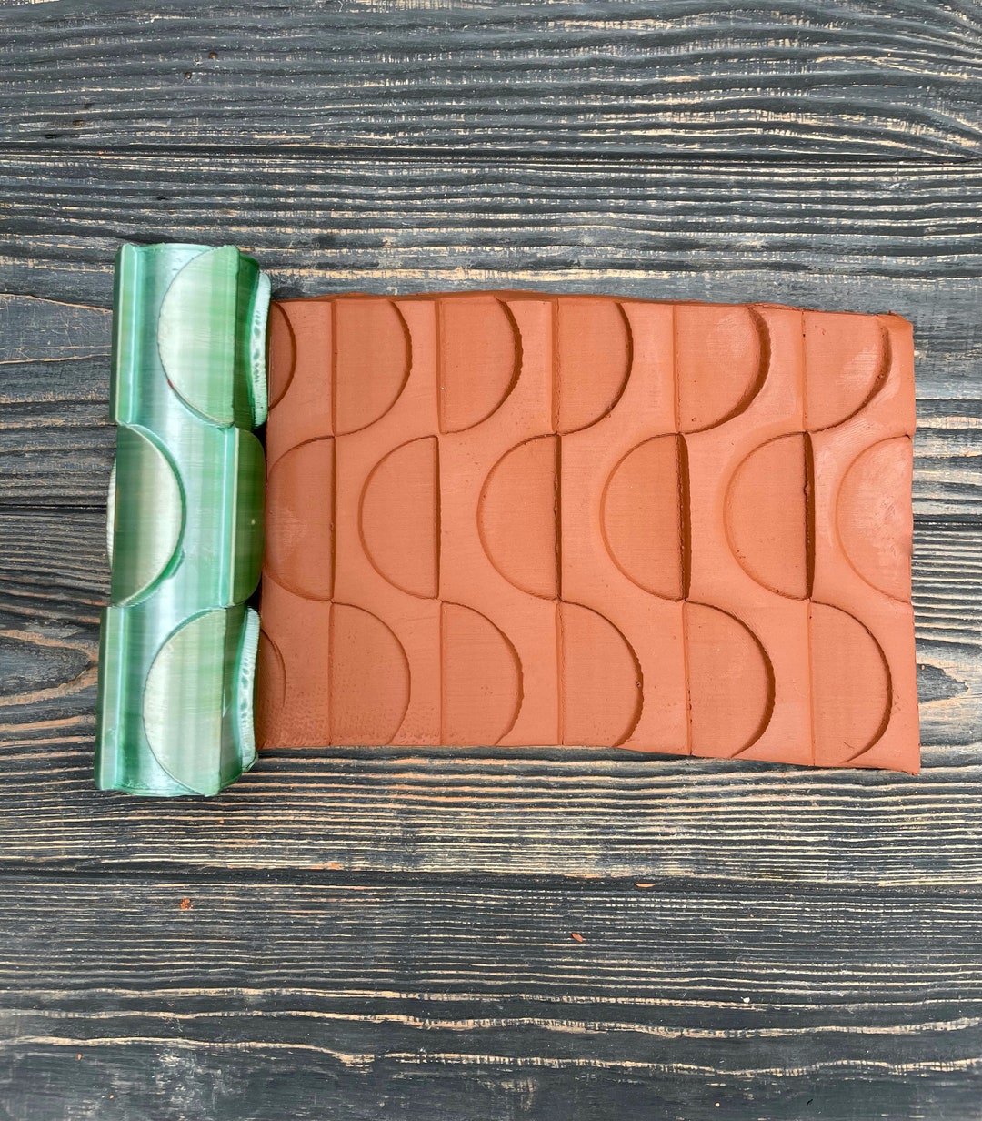 Retro Semi-circle Texture Roller - Etsy