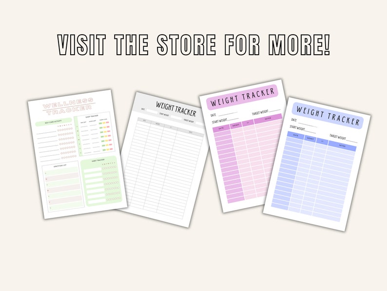Wellness Tracker Template for Goodnotes Printable Health - Etsy