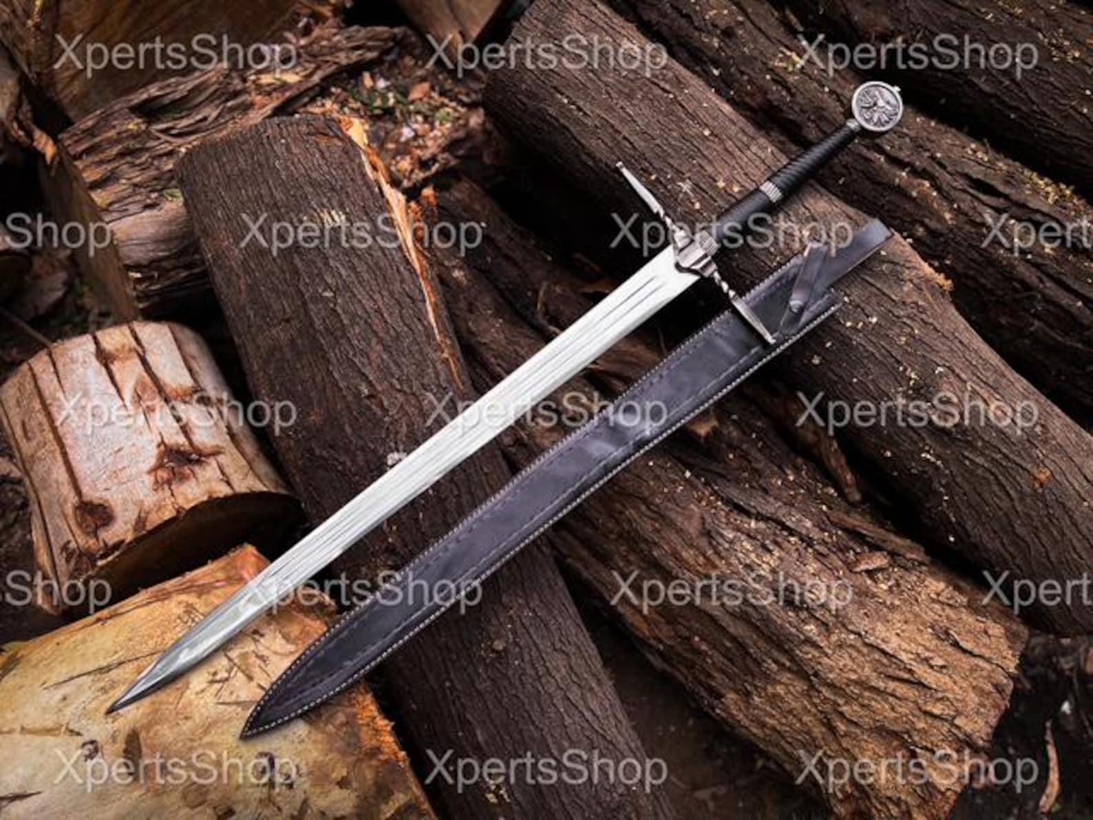 Handmade Witcher 3 Wild Hunt Swords Feline Steel Sword Geralt of Rivia ...