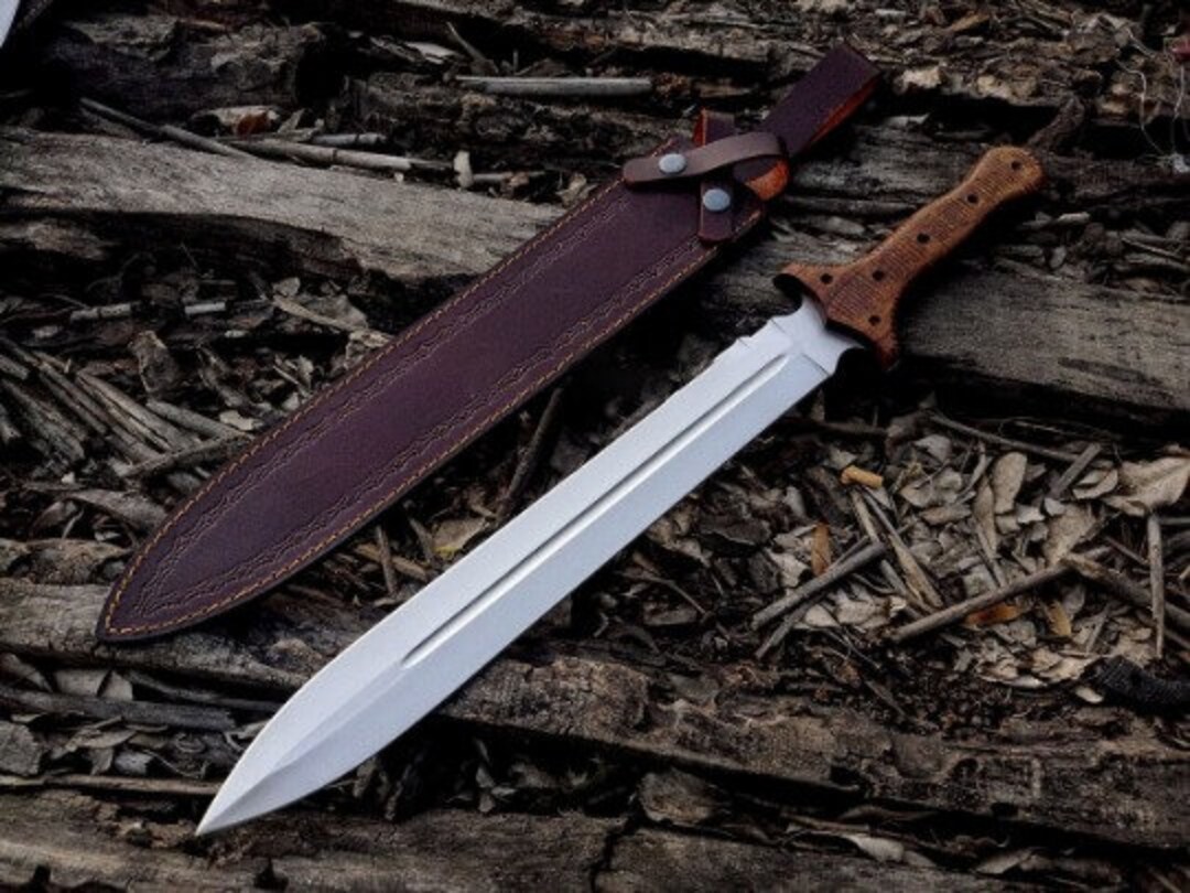 Short Swords Swords for Men Fantasy Real Handmade D2 Steel Swords ...