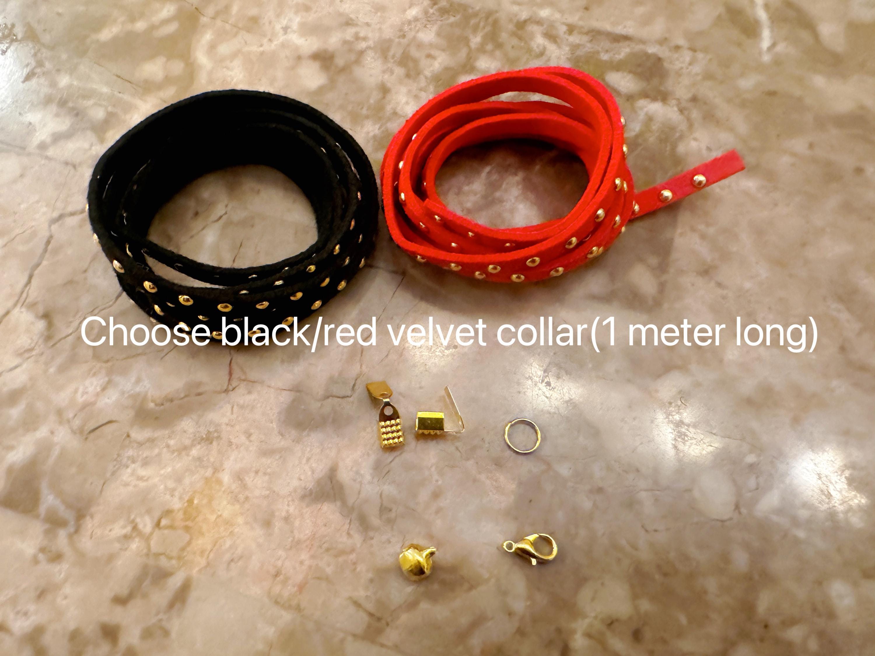 DIY Miniature Velvet Dog Collar/leash Kit: Plush Toy Craft Project - Etsy