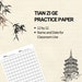 Chinese Hanzi Writing Worksheet Bundle – Printable Practice Grids ...