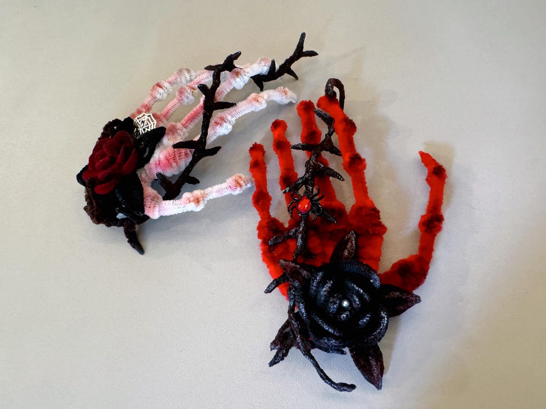 Customized Halloween Skeleton Hand Accessory| Spooky Season - Etsy