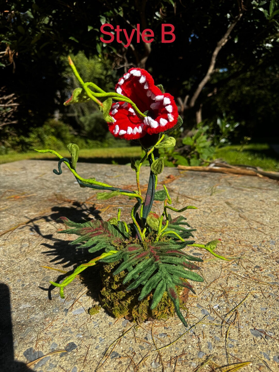 Handmade Potted Monster Plant, Man-eating Plant, Creepy Plant, Piranha ...