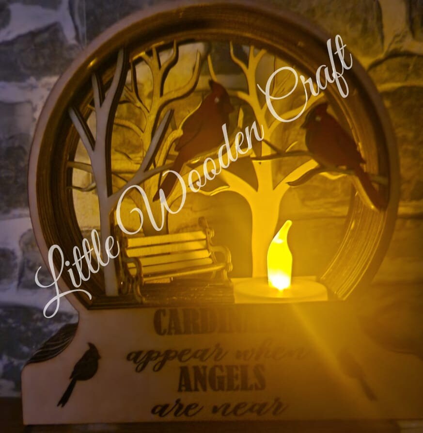 3D Cardinal Bird SVG and DXF File - Etsy