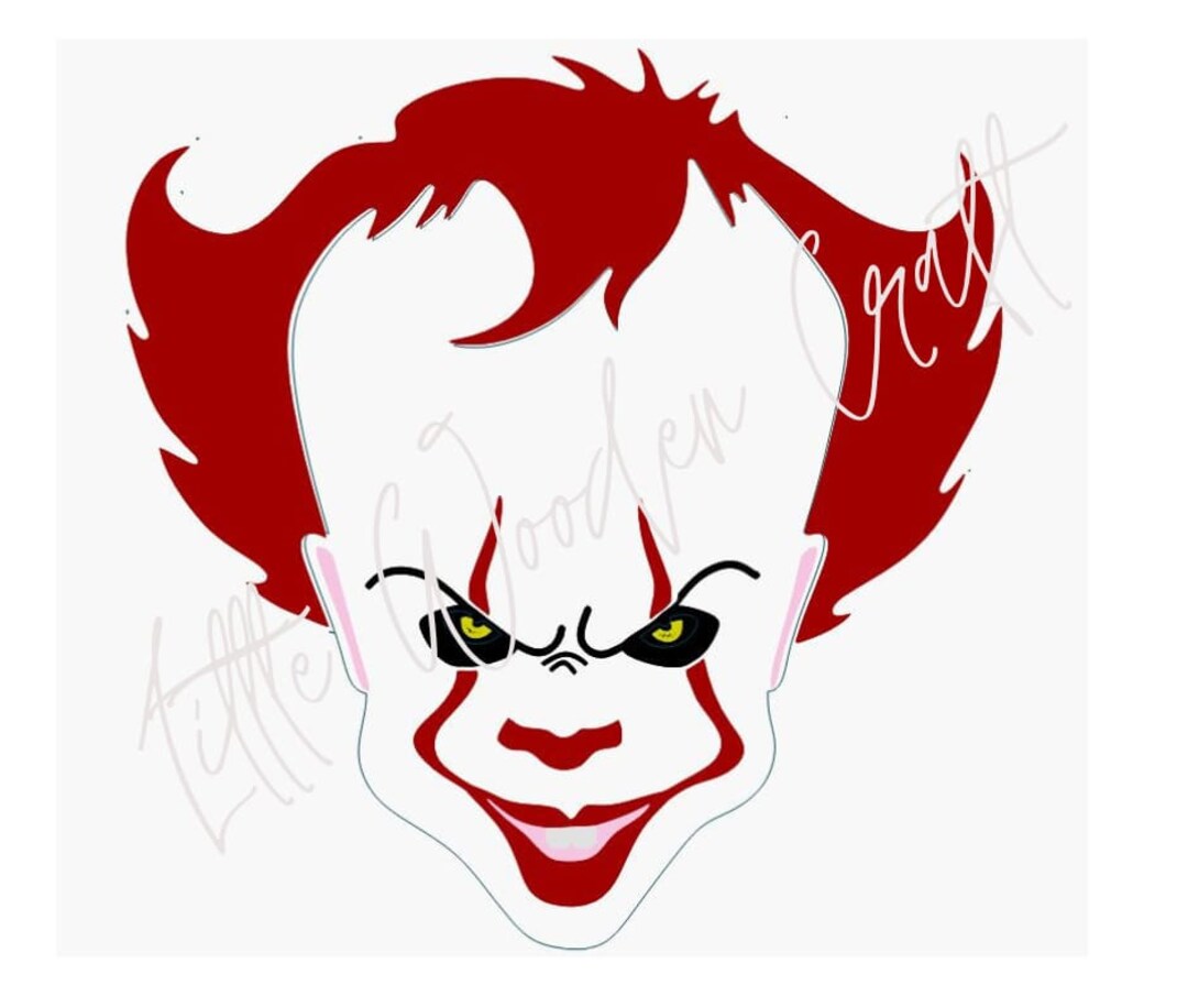 Pennywise SVG DXF Digital Laser Cut Engrave Files - Etsy Australia