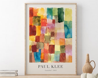 Paul Klee Exhibition Poster Flora on Sand Paul Klee Art - Etsy