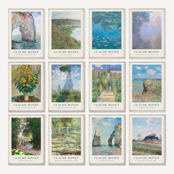 Monet Print - Etsy Australia