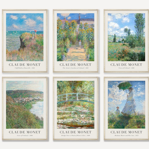 Monet Print - Etsy
