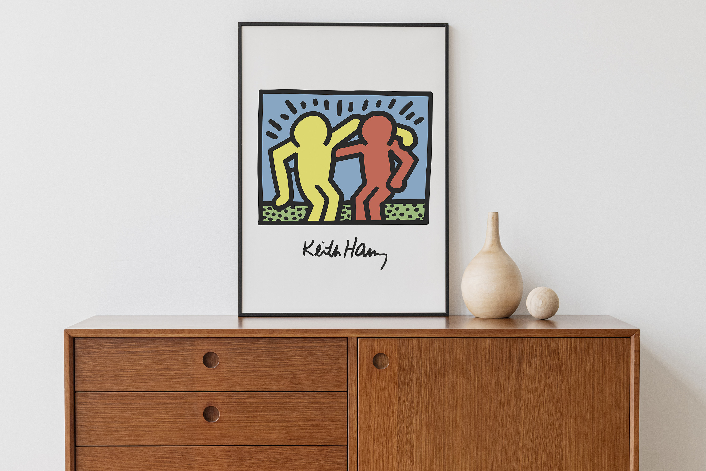 Keith Haring Best Buddies Poster Designed & Sold By Chuan Guo