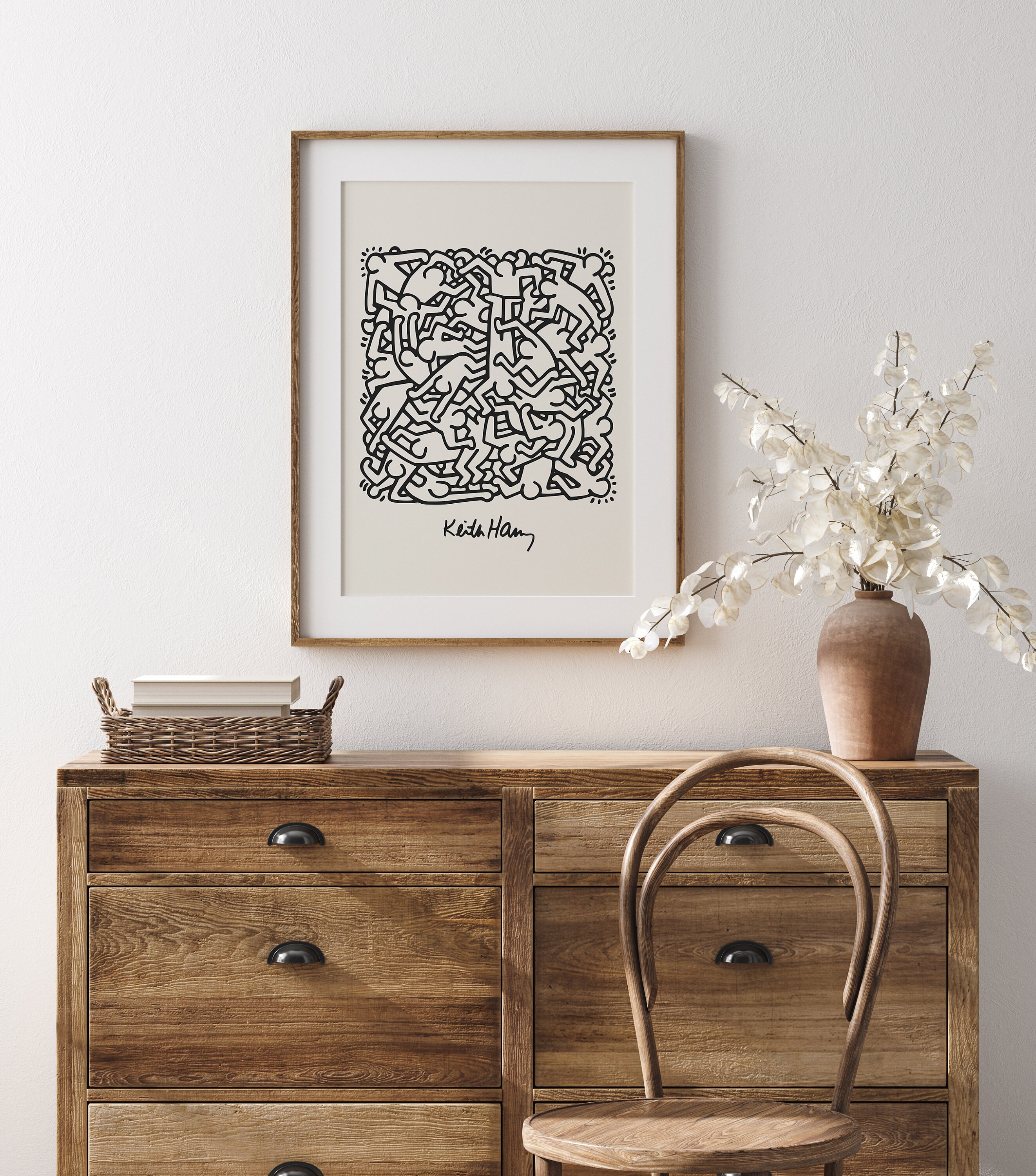 Keith Haring Poster, Party Of Life Poster Designed & Sold By Ben Stewart