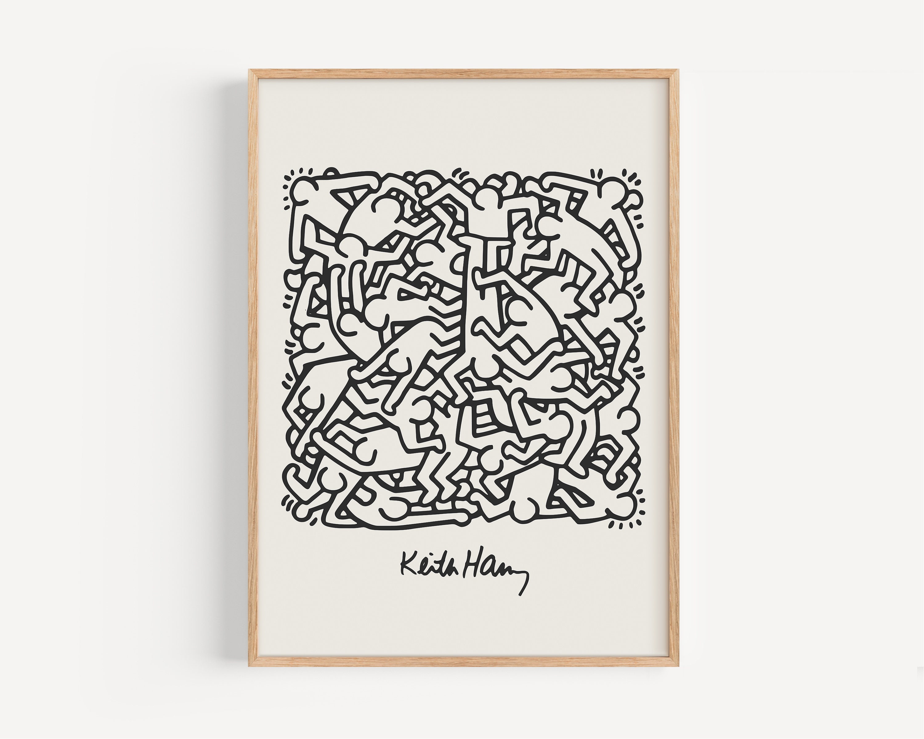 Keith Haring Poster, Party Of Life Poster Designed & Sold By Ben Stewart