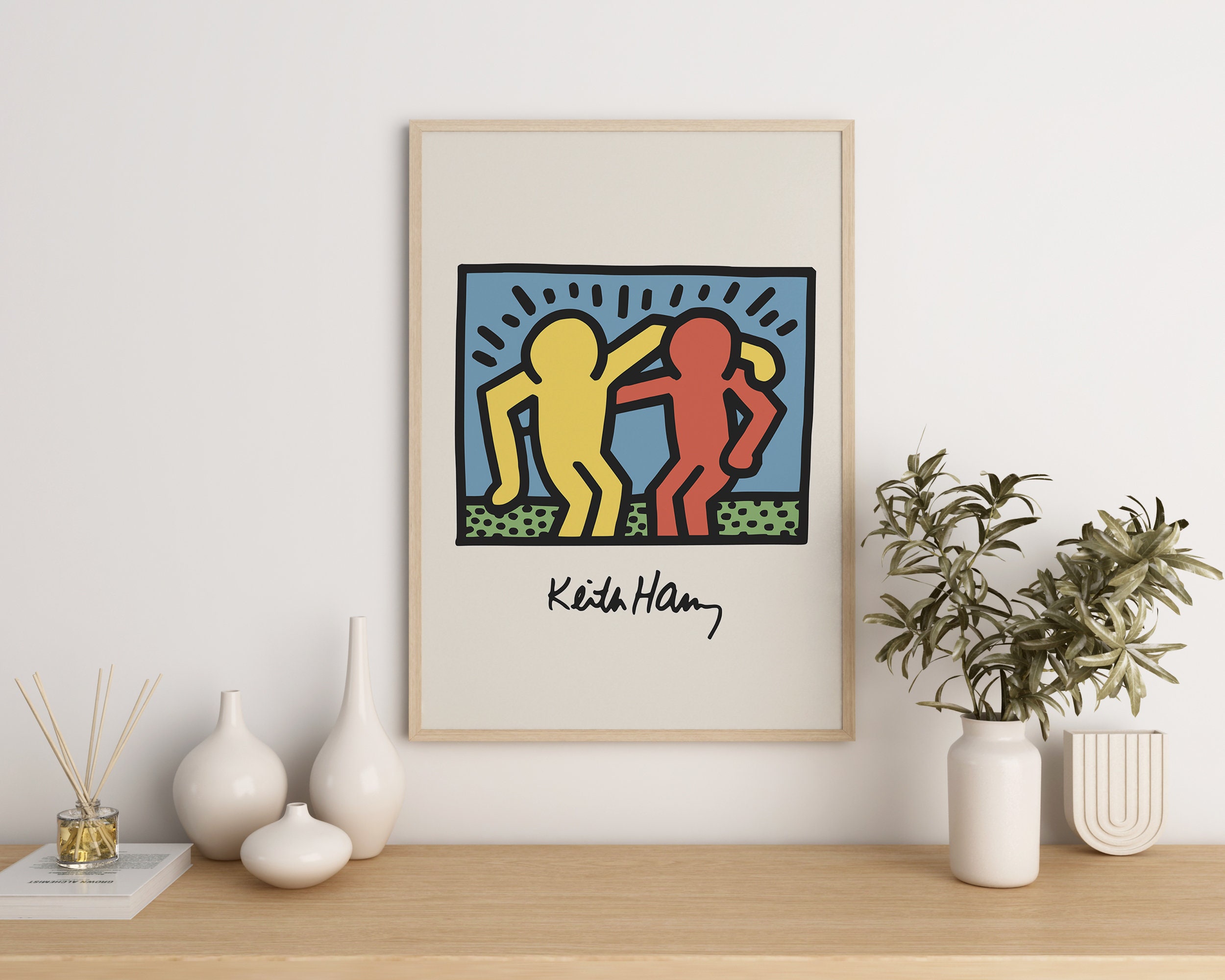 Keith Haring Best Buddies Poster Designed & Sold By Chuan Guo