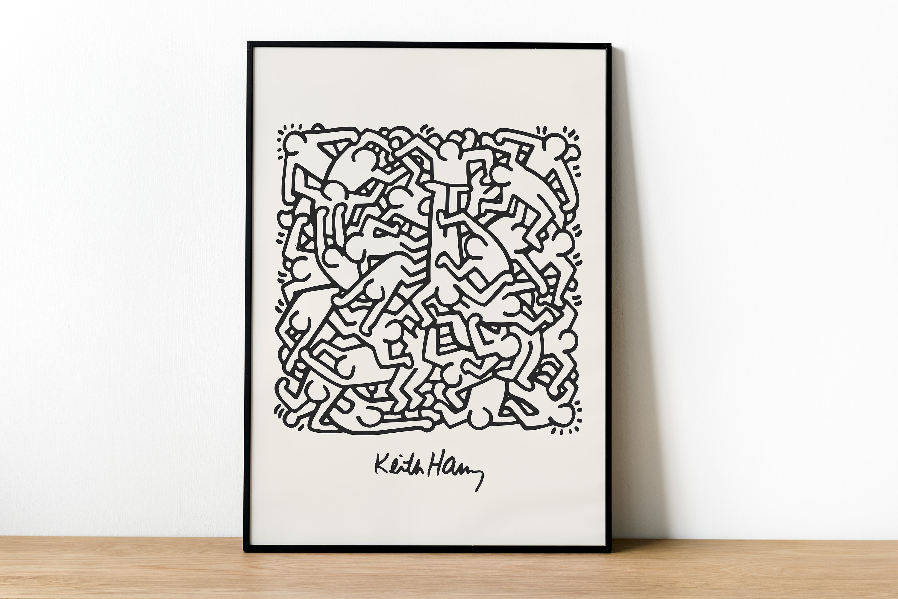Keith Haring Poster, Party Of Life Poster Designed & Sold By Ben Stewart