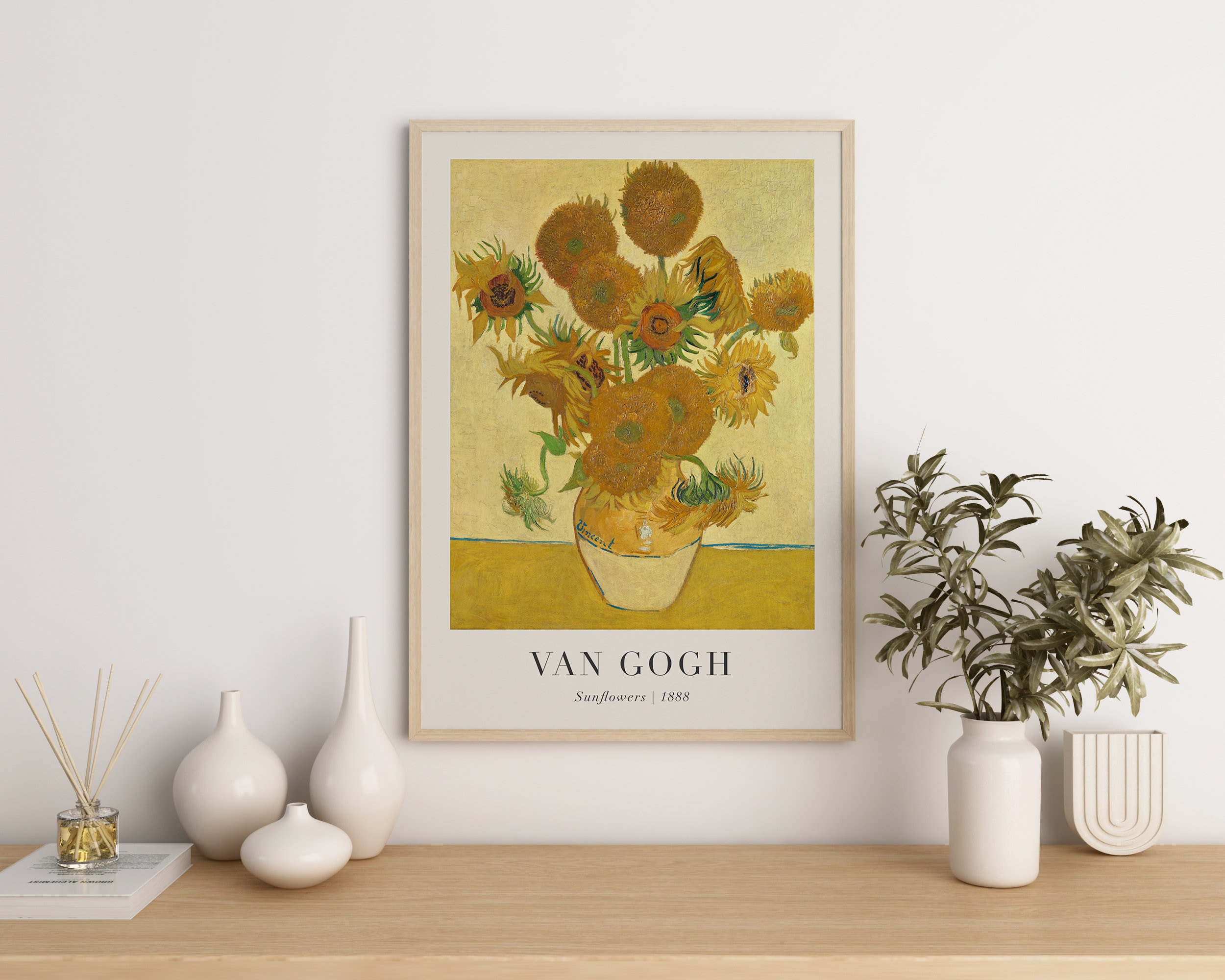 Van Gogh Print, Sunflowers Poster, Eclectic Wall Art sold by Traffic ...