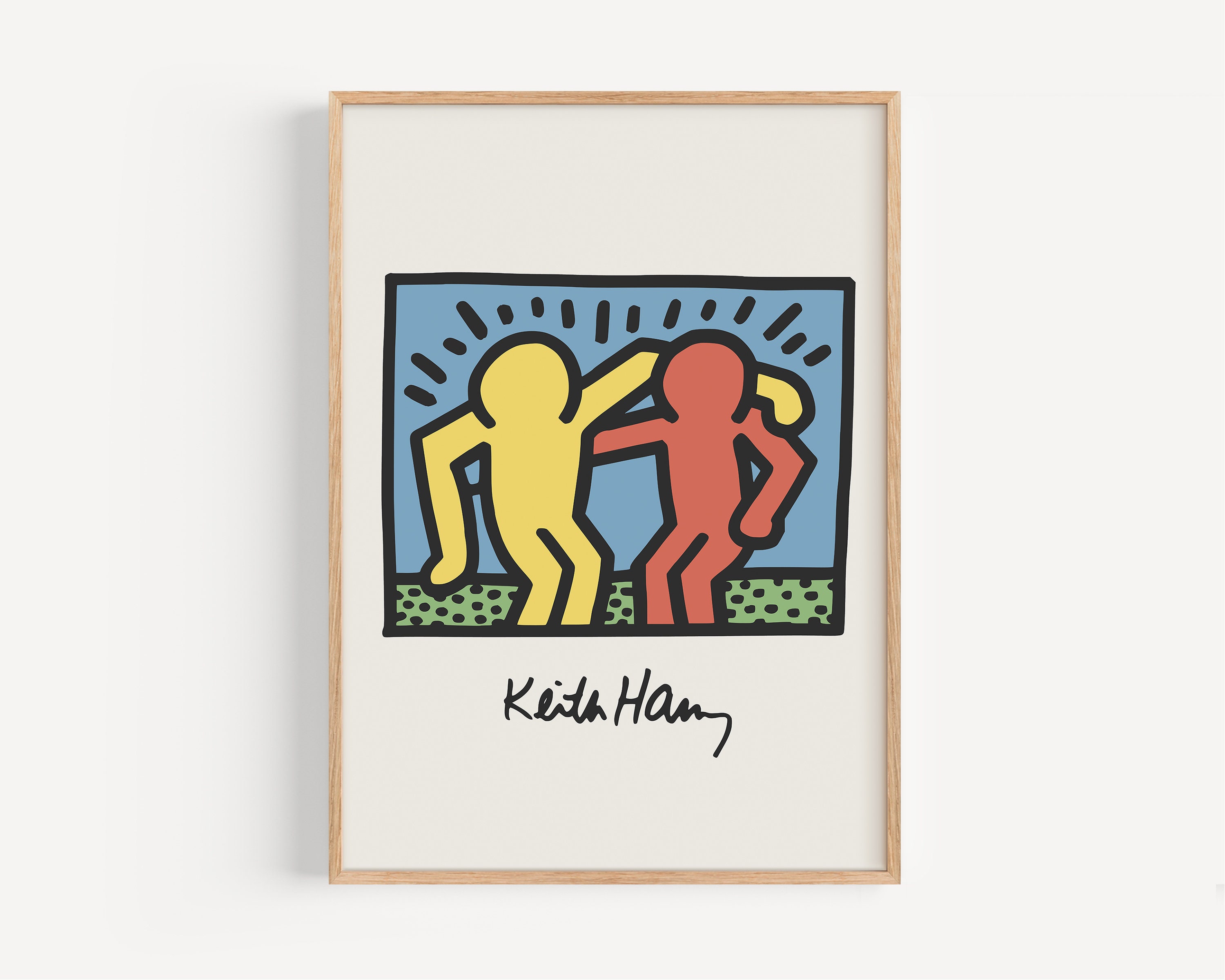 Keith Haring Best Buddies Poster Designed & Sold By Chuan Guo