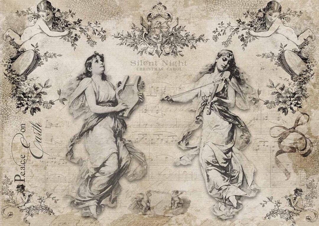 Peace on Earth Decoupage Queen A3 - Etsy