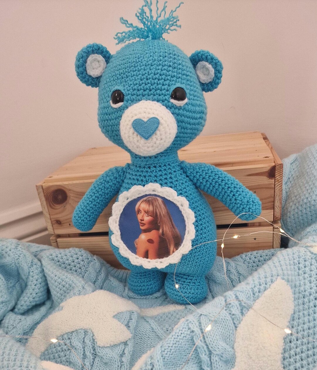 Short N' Sweet Bear, Sabrina Carpenter Inspired Plush Crochet ...