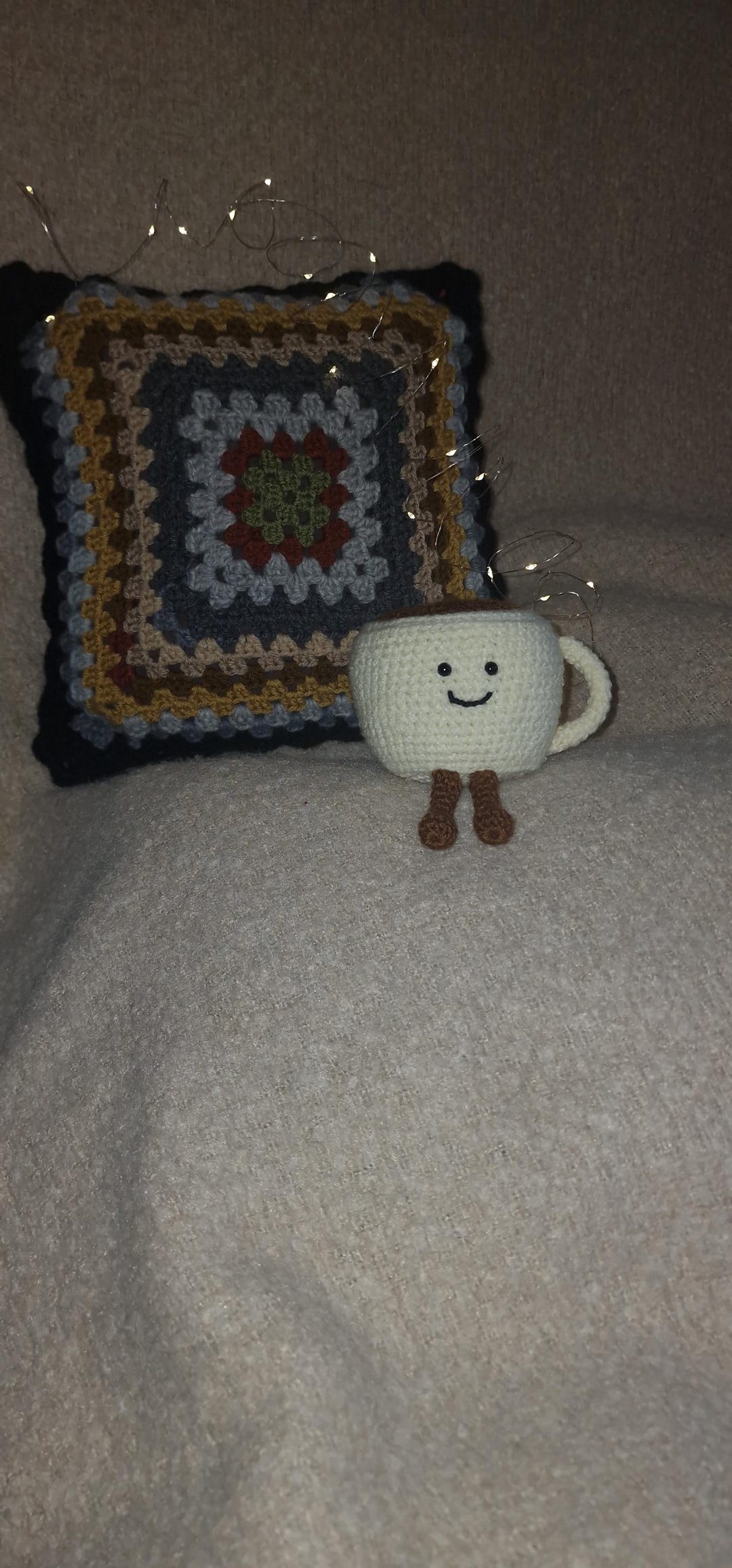 Handmade Crochet Coffee Cup Plushie | Cute Autumn Amigurumi Desk Buddy ...