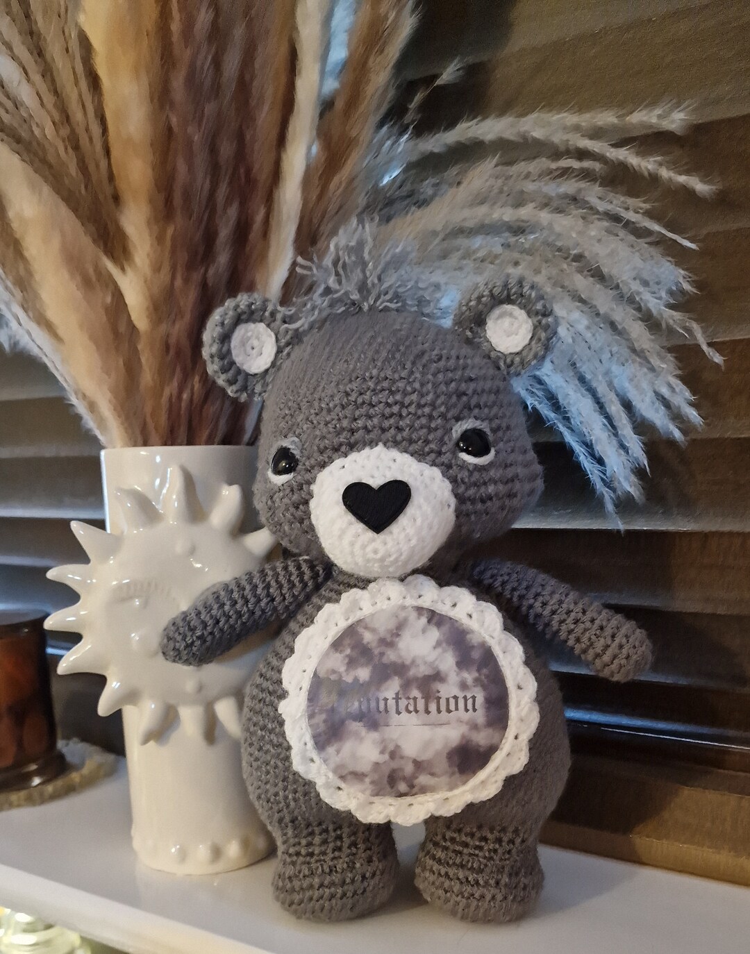 Reputation Era Bear Taylor Inspired Crochet Bear - Etsy