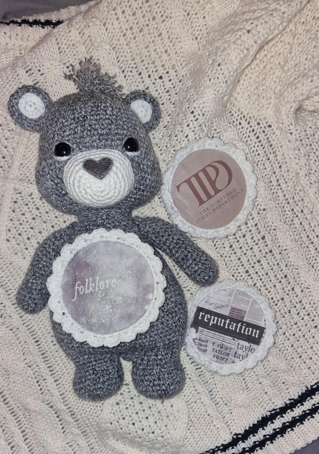 Reputation X Folklore X the Tourtured Poets Department Era Bear Taylor ...