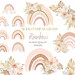 Pastel Boho Rainbow With Flowers Png | Boho Pampas Grass Rainbow ...