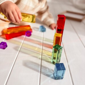 Exclusive Lucite Rainbow Stairs, Lucite Blocks, Acrylic Blocks, High ...