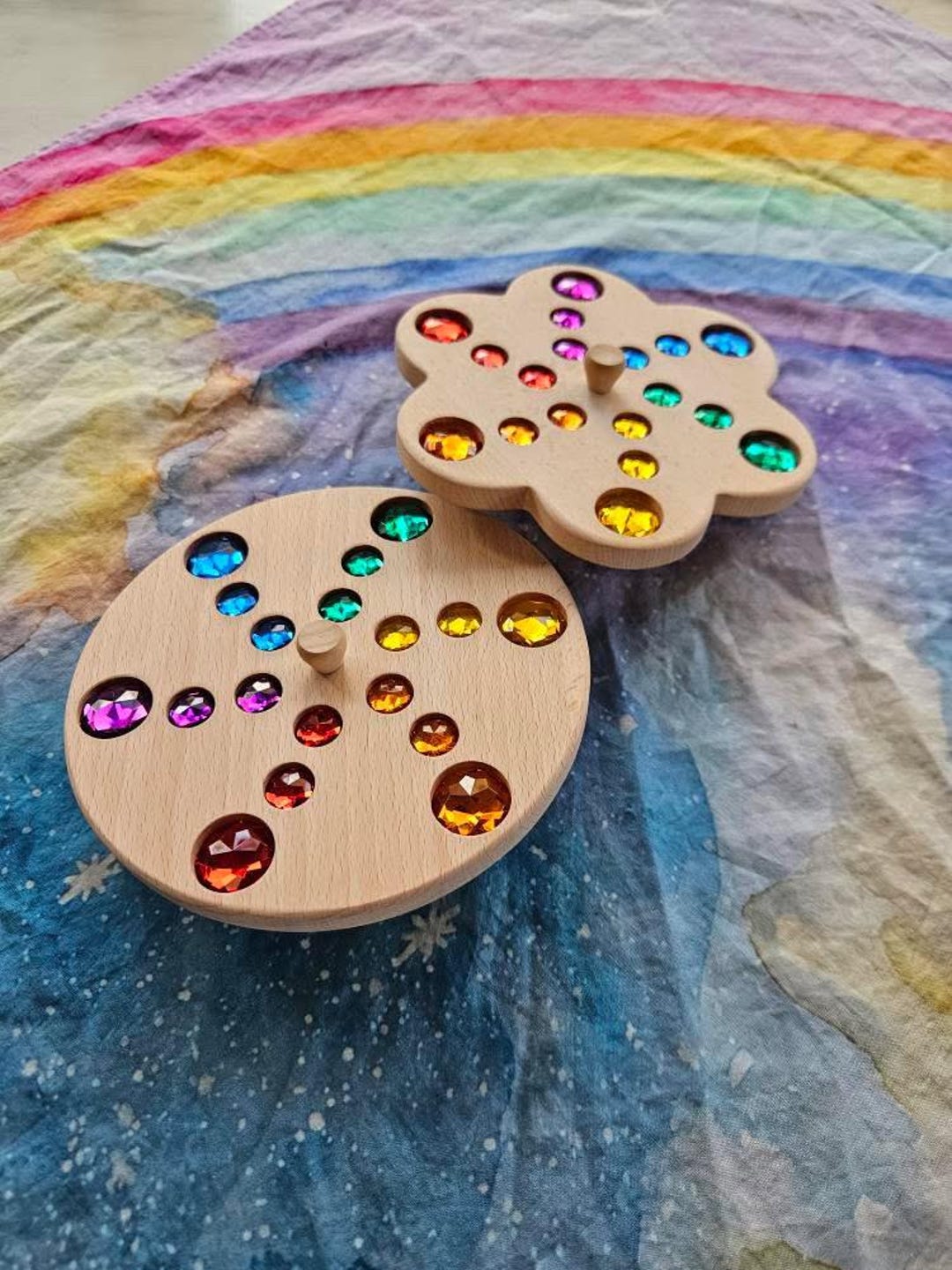 Jumbo Gem Spinner, Jumbo Gemstone Spinning Top, Gems Toy, Gems Spinner ...