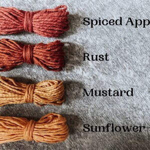 3mm Cotton String | Mini Bundles | 100% Cotton String | Various Colors ...