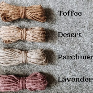 3mm Cotton String | Mini Bundles | 100% Cotton String | Various Colors ...