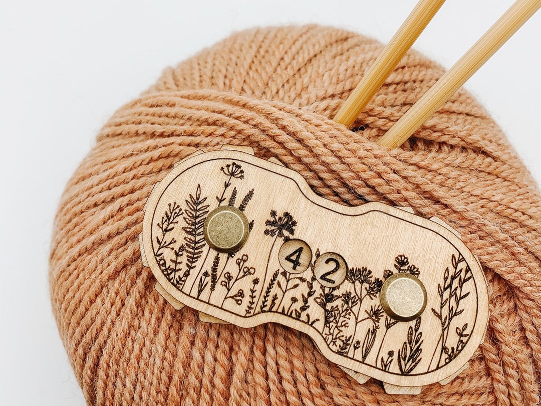 Row Counter | Among the Wildflowers | Handy Tracker for Knitting ...