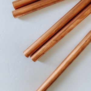 Copper Dowels | Hand Cut, Various Sizes | Metal Hanging Rods for ...