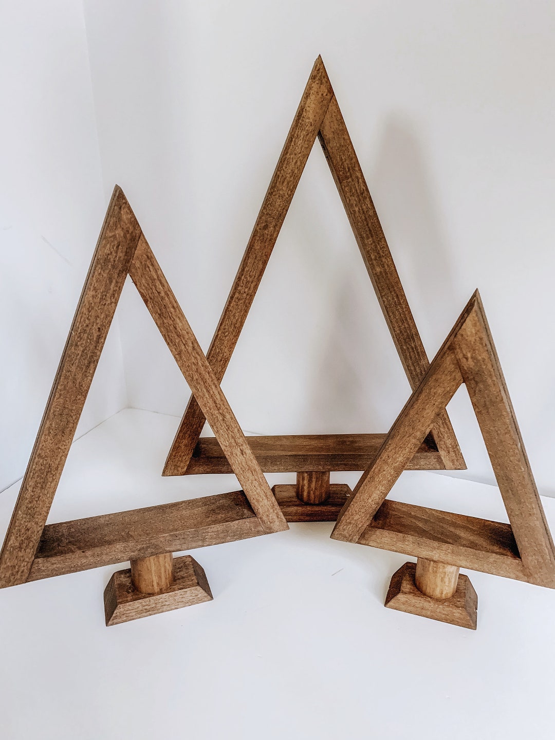 Christmas Tree Weaving Frames Set (made to Order) | Triangle Loom ...