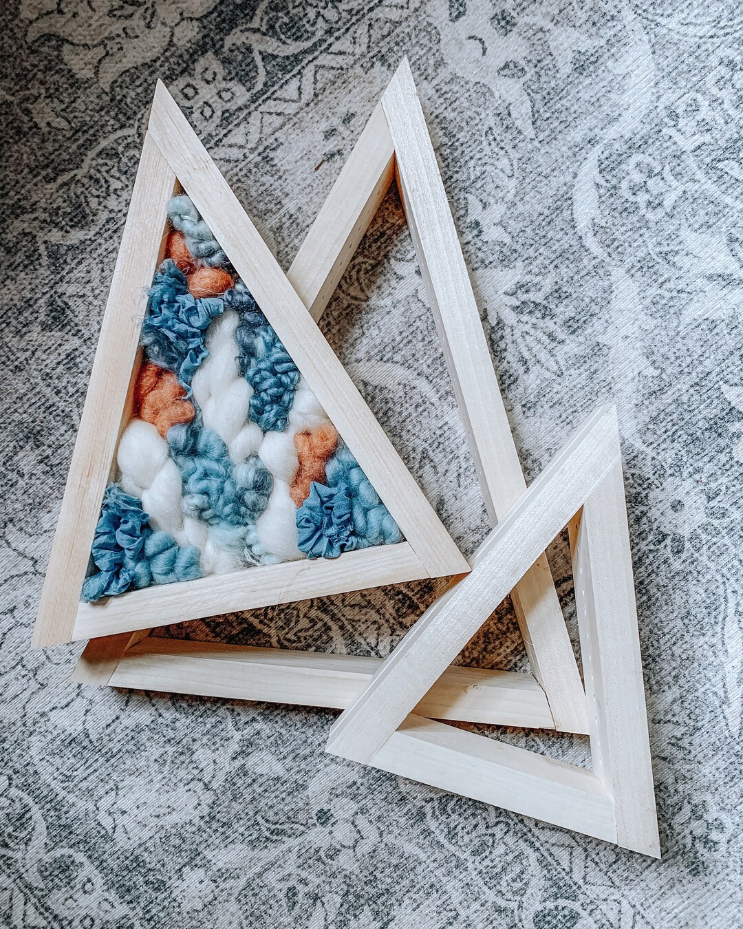 Modern Tree Weaving Frames Set (made to Order) | Triangle Loom Frames ...