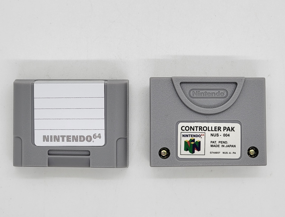 Nintendo 64 Memory Card Pak Controller Pack 256KB - Etsy Canada