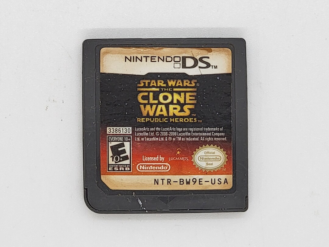 Star Wars the Clone Wars Republic Heros Nintendo DS Video Game - Etsy