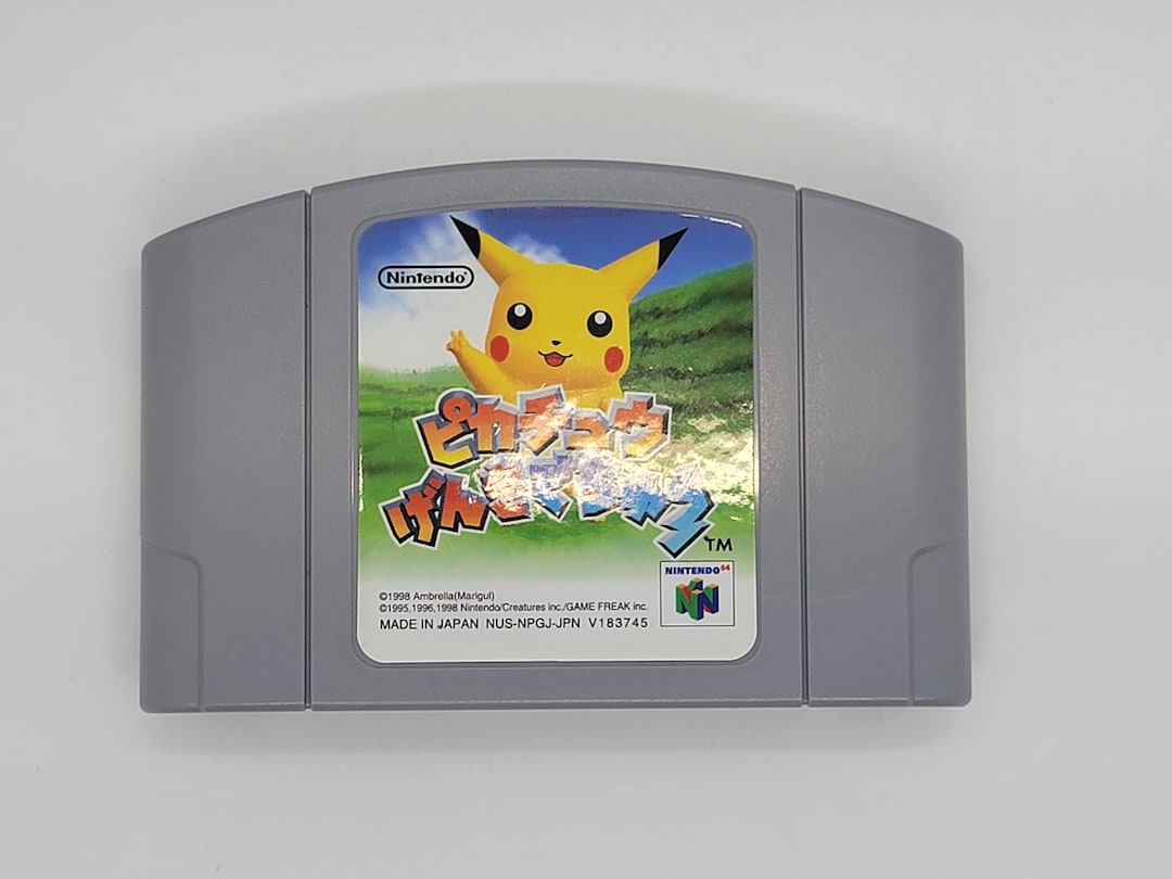 Hey You, Pikachu Japanese N64 Nintendo 64 Works Great - Etsy