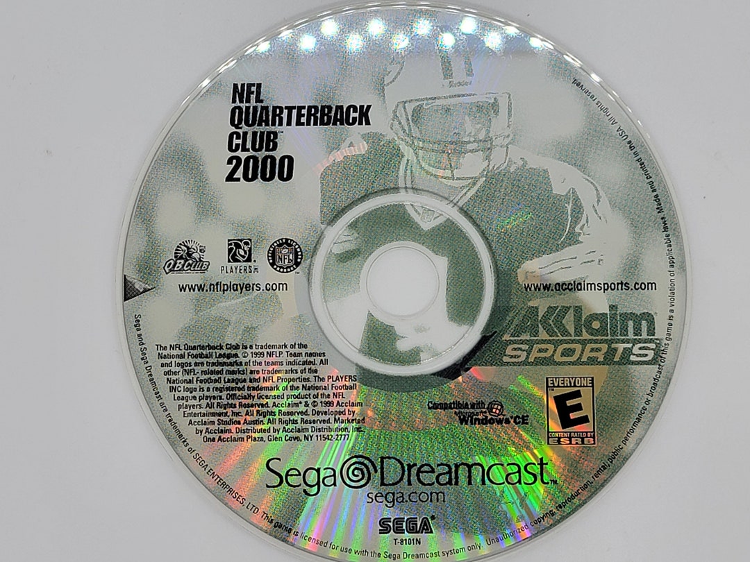 NFL Quarterback Club 2000 sega Dreamcast 1999 - Etsy