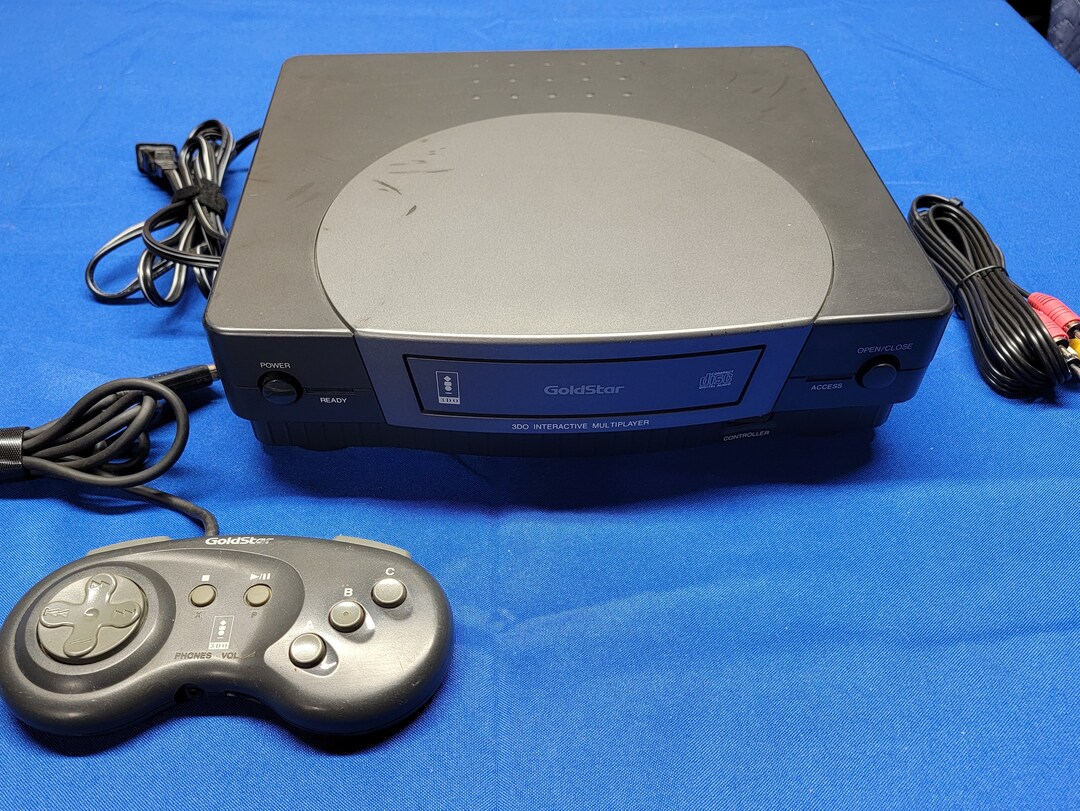 Goldstar 3DO Console With 1 Controller and AV Cords Works and - Etsy