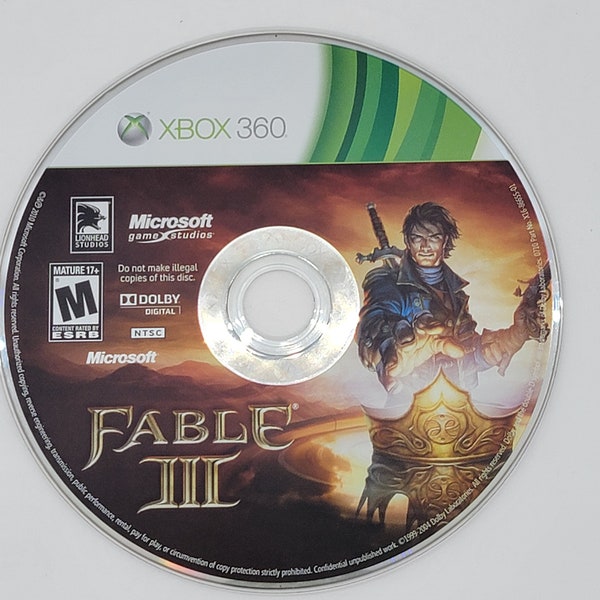 Fable 3 - Etsy