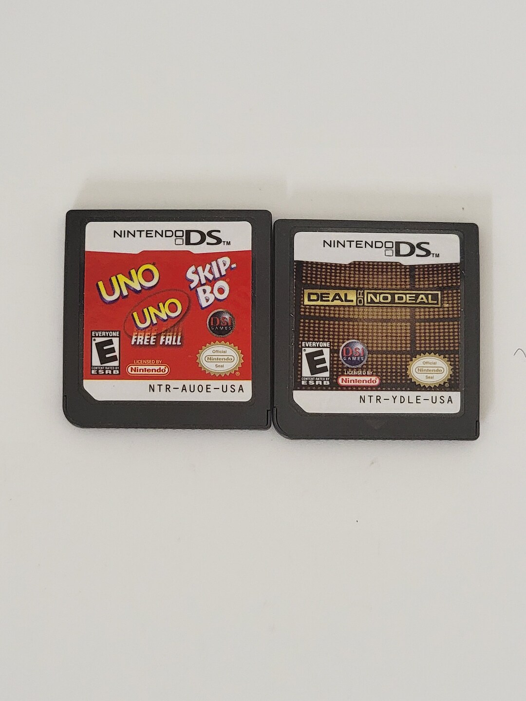 2-game Pack UNO Skip-bo & Deal or No Deal Nintendo DS Game - Etsy