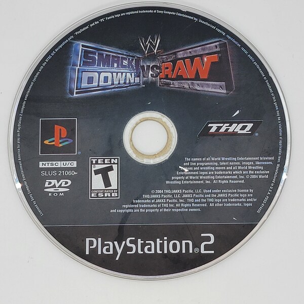 Wwe Wrestling Ps2 - Etsy