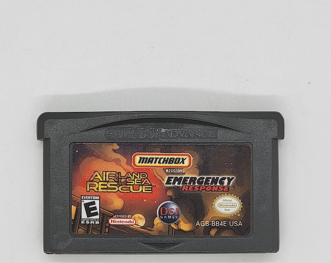 Matchbox Air Land Sea Rescue Emergency Response Game Boy Advance Game ...
