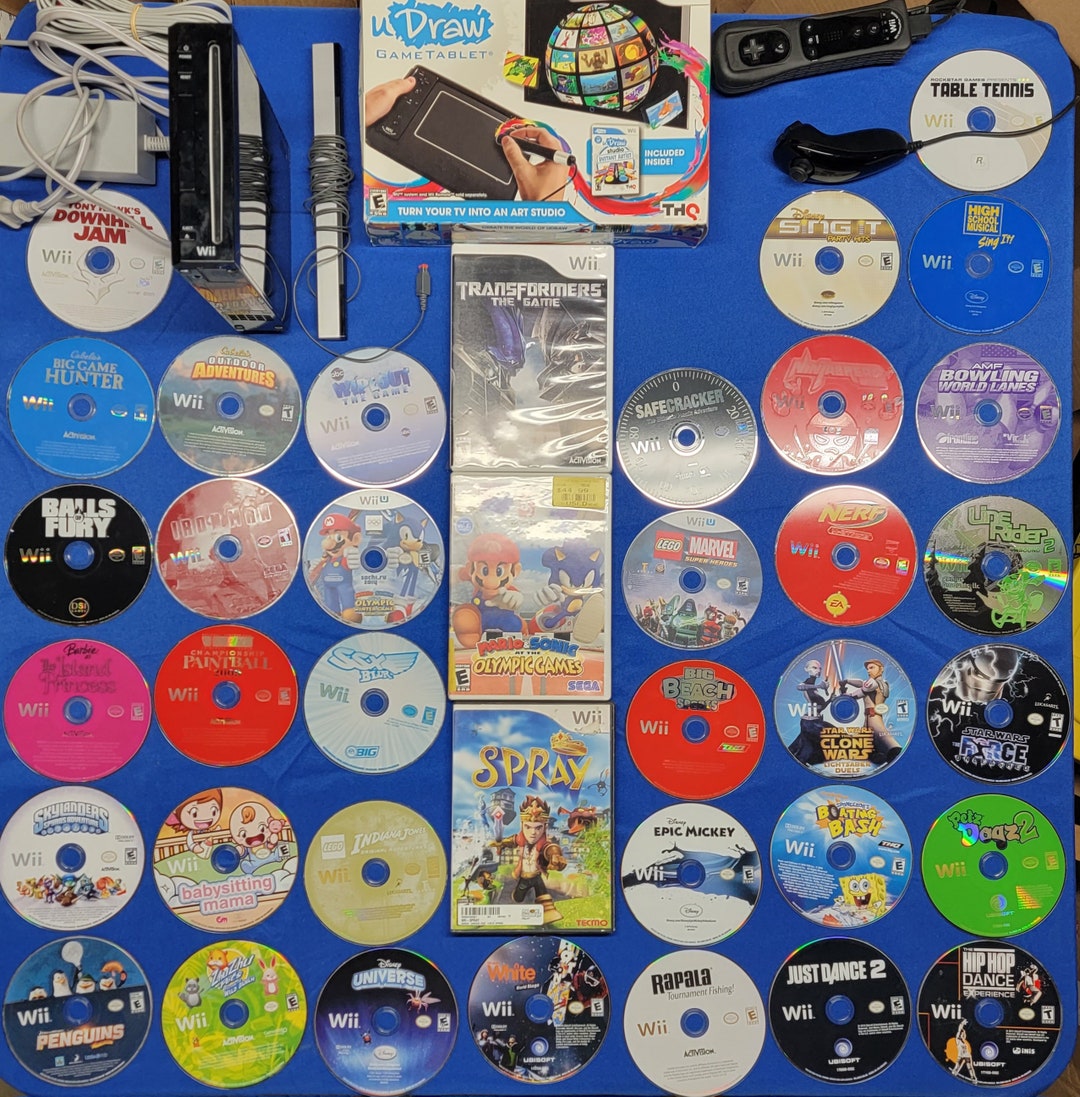 Huge Collection Nintendo Wii Console Gamecube Compatible - Etsy
