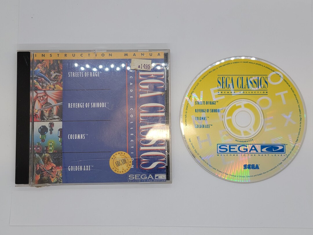 Sega Classics Arcade Collection Sega CD Sega Genesis CD - Etsy