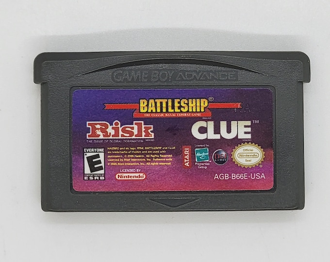 Battleship/risk/clue Game Boy Advance Game - Etsy
